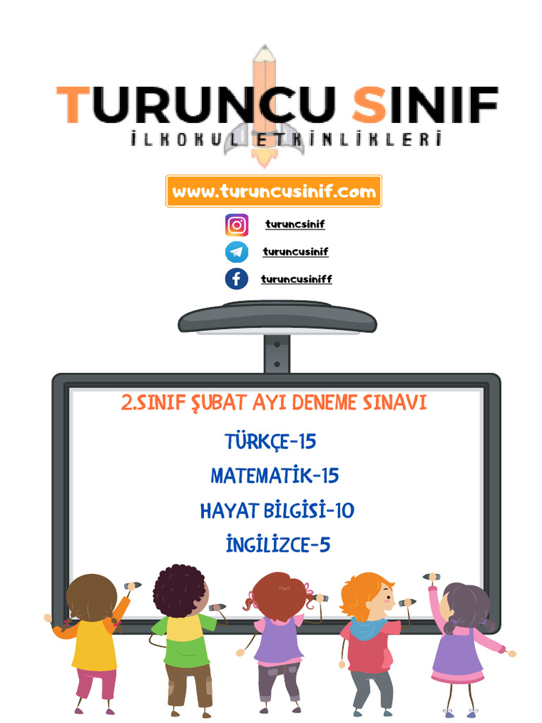 Sinif Şubat Ayi Deneme Sinavi | PDF