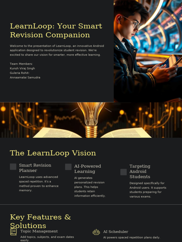 LearnLoop Your Smart Revision Companion | PDF