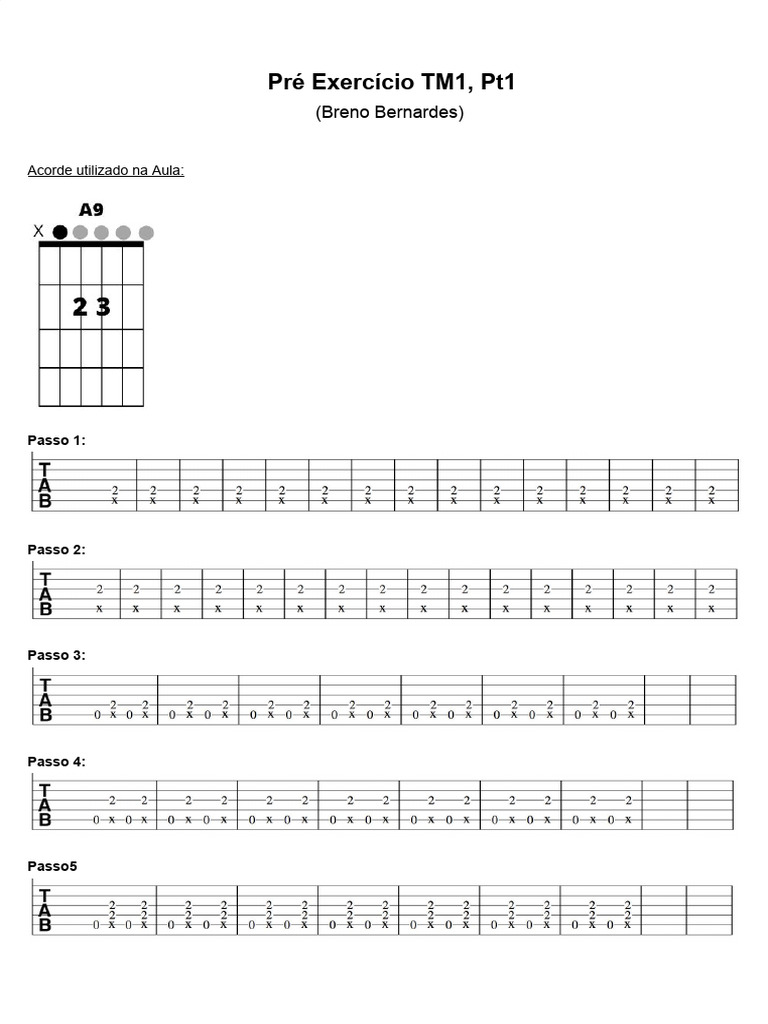 Pré Exercício TM1, Pt1 | PDF