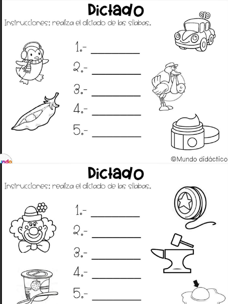 Dictado 2 | PDF