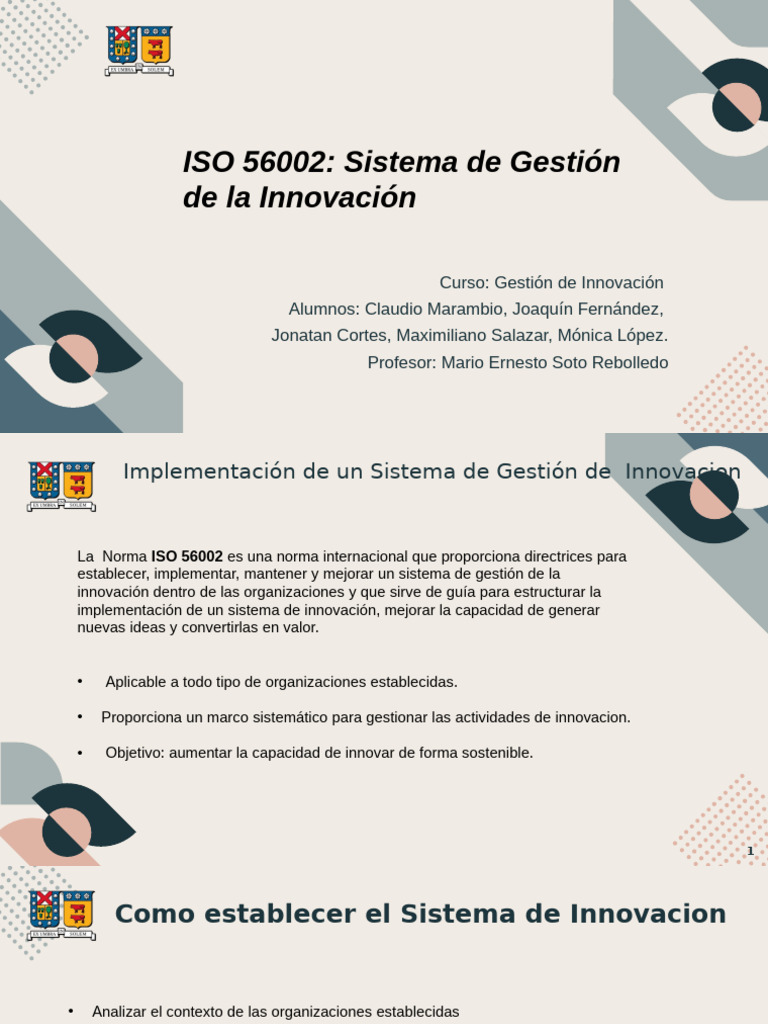 Gestion de Innovacion Norma ISO 56002 | PDF