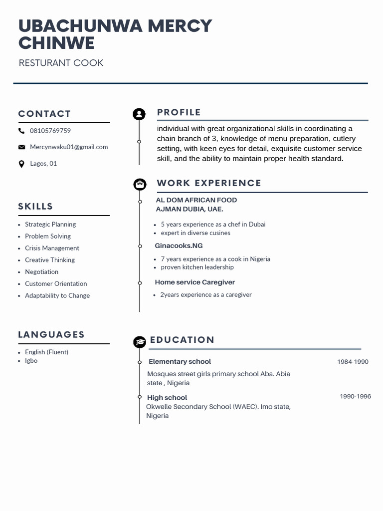 White Minimalist Business Administration Resume PDF | PDF