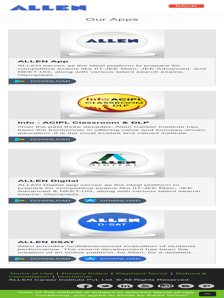 ALLEN Career Institute | PDF