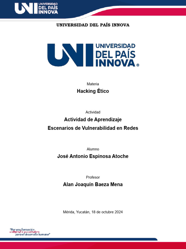 Evaluación de Vulnerabilidades con Nmap | PDF | La seguridad ...