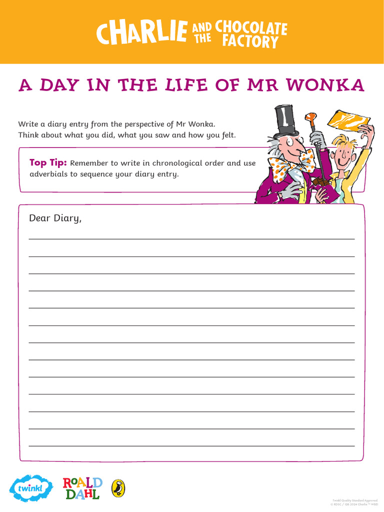 A Day in The Life of MR Wonka | PDF