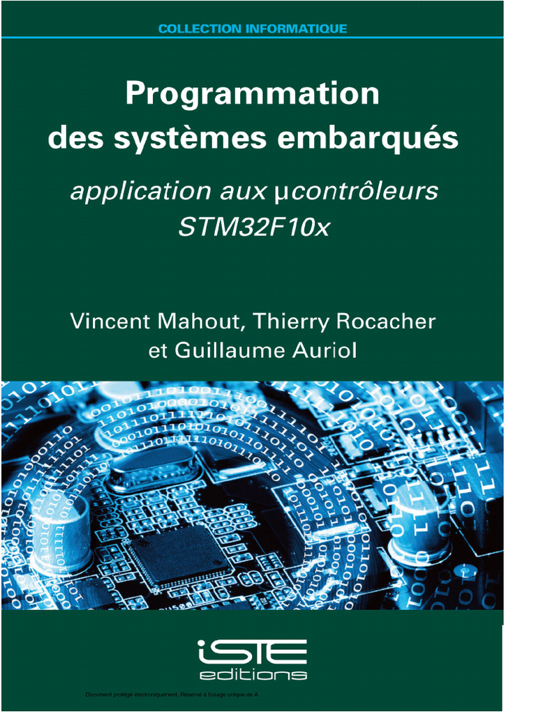 Programmation Des Systèmes Embarqués-2024 - STD-OK | PDF