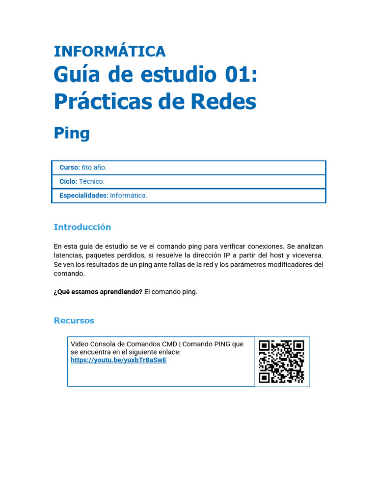 Redes Practicas - 6to - 2025 | PDF | Informática | Protocolos de internet