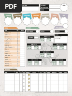 Fallout RPG - Character Sheet | PDF | Role Playing Games