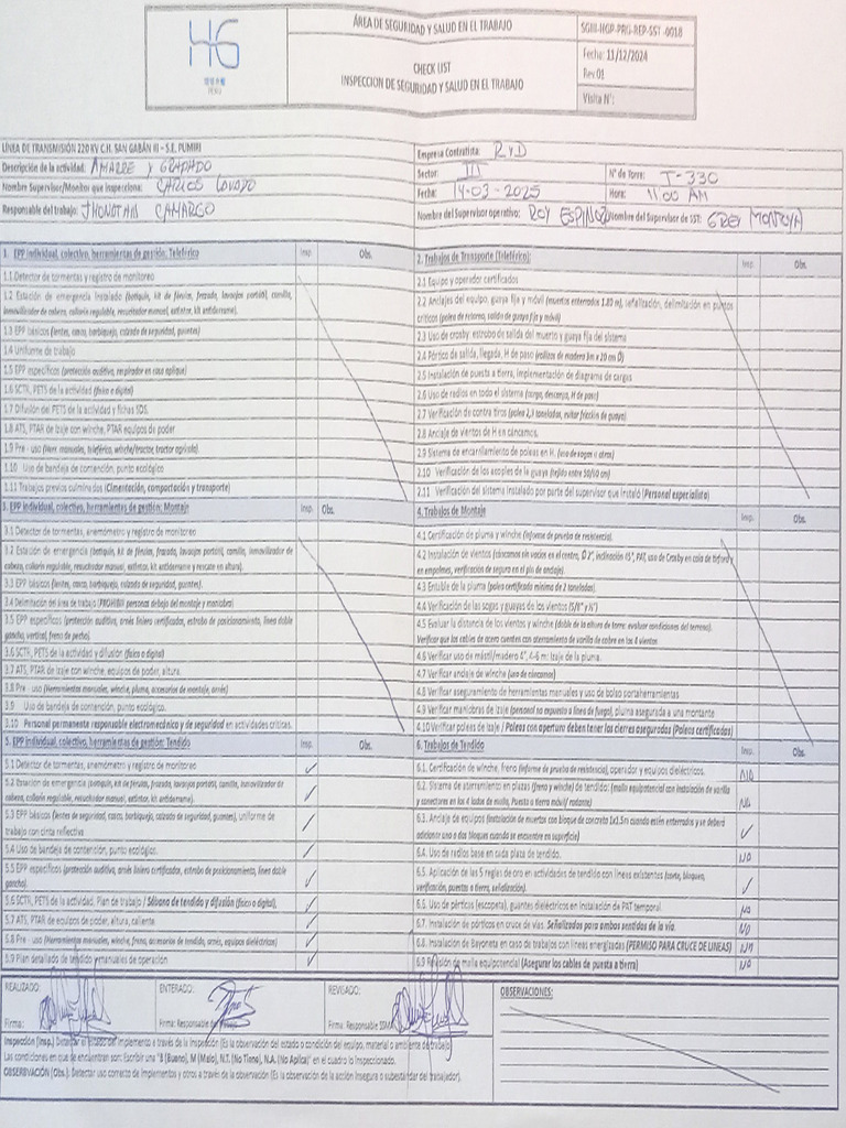 Reg Actividades Críticas Carloslavado | PDF