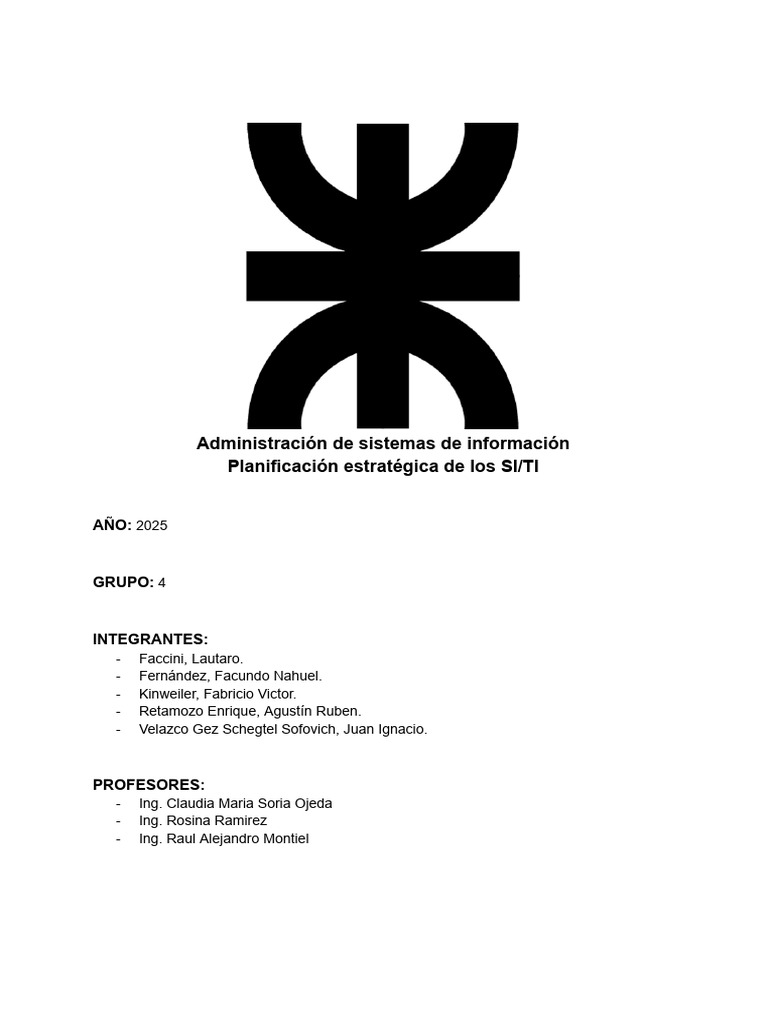 TP1 Parte 1 Grupo 4 AdSI | PDF | Planificación | Business