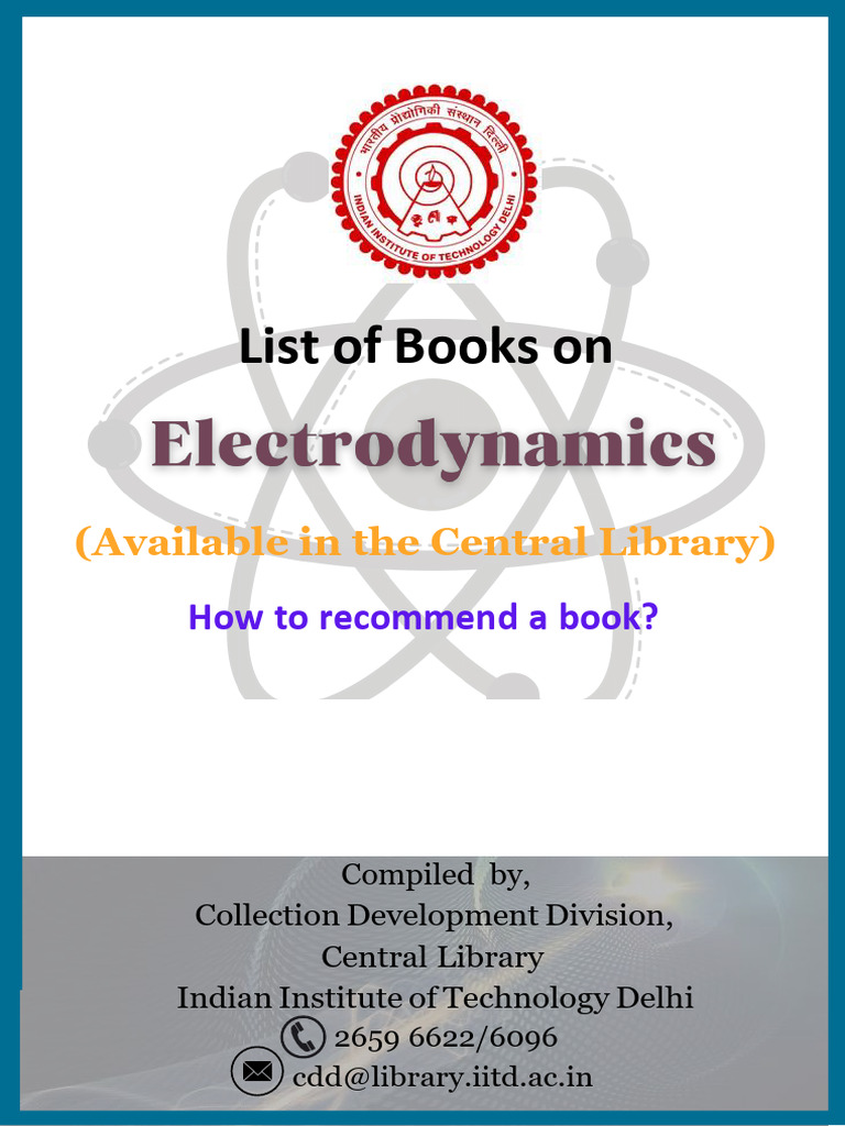 Electrodynamics 202404 | PDF | Electromagnetism | Physics