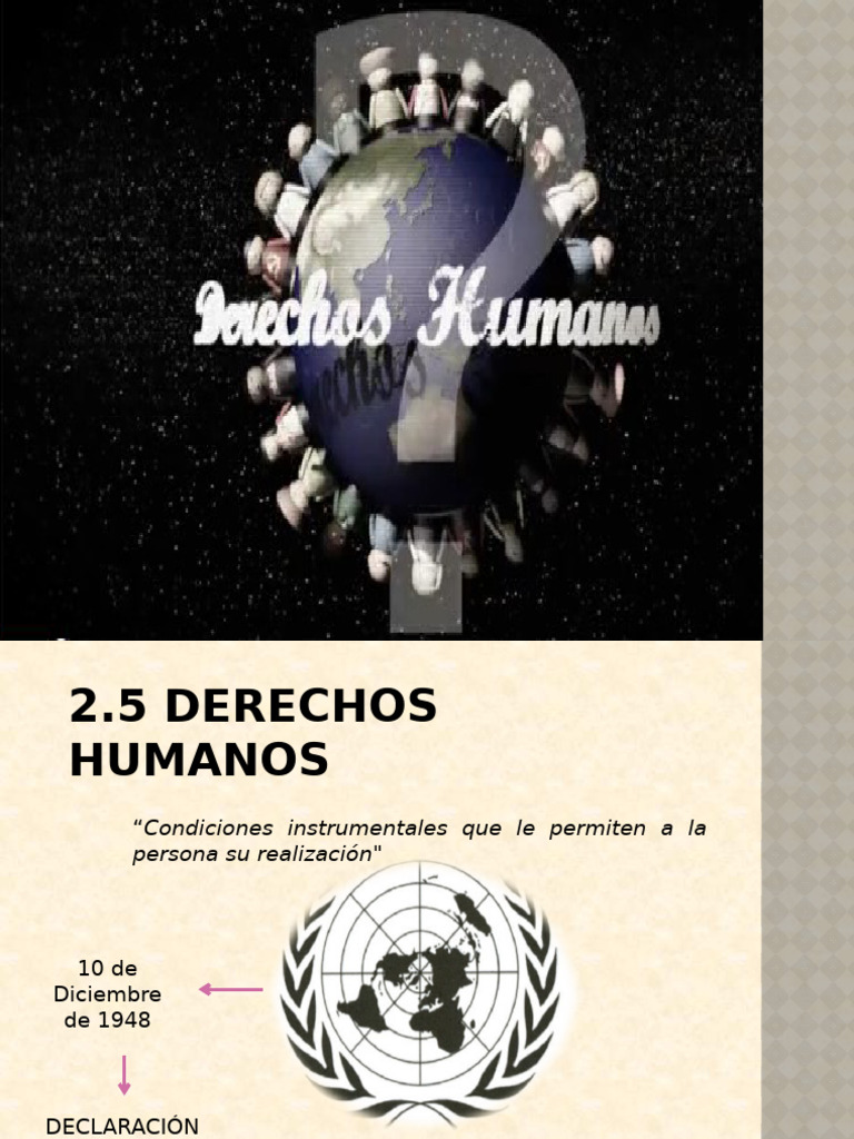 Expocision en Derecho Espero en Derechos Humanos | PDF | Derechos ...