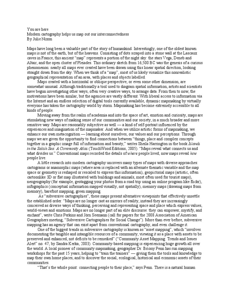 Modern Cartography | PDF | Cartography | Map