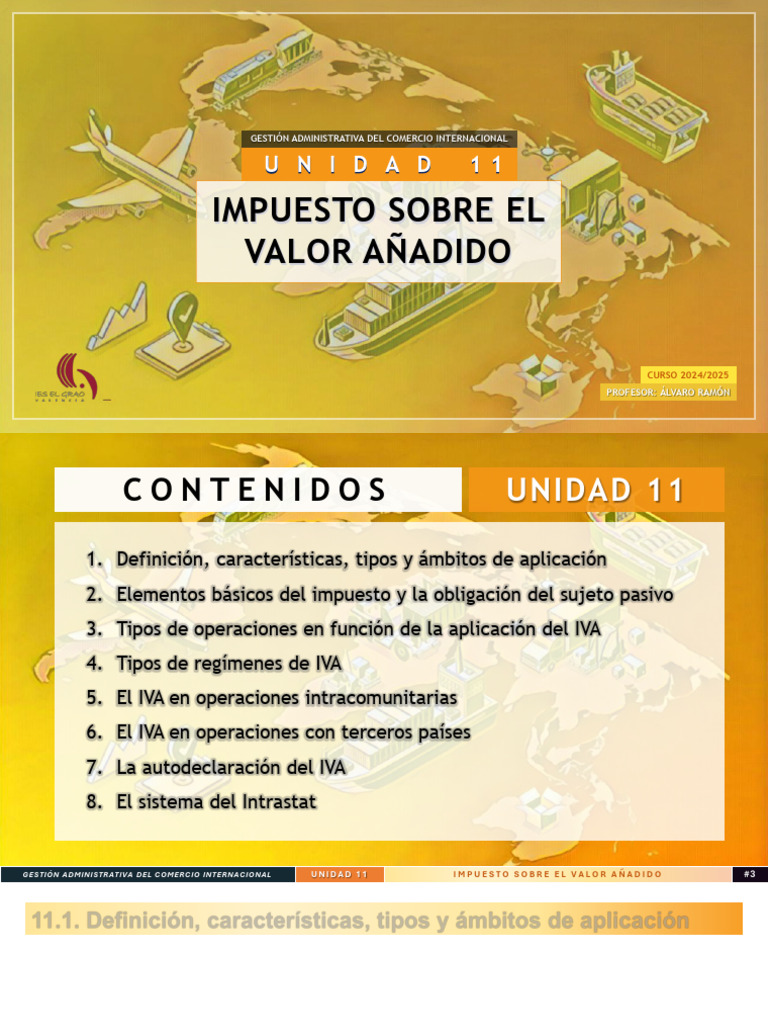 Tema 11 GACI S | PDF | Impuesto al valor agregado | Impuestos