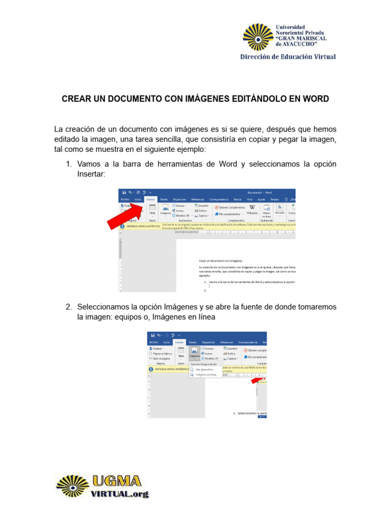 Crear Un Documento Con Imágenes | PDF