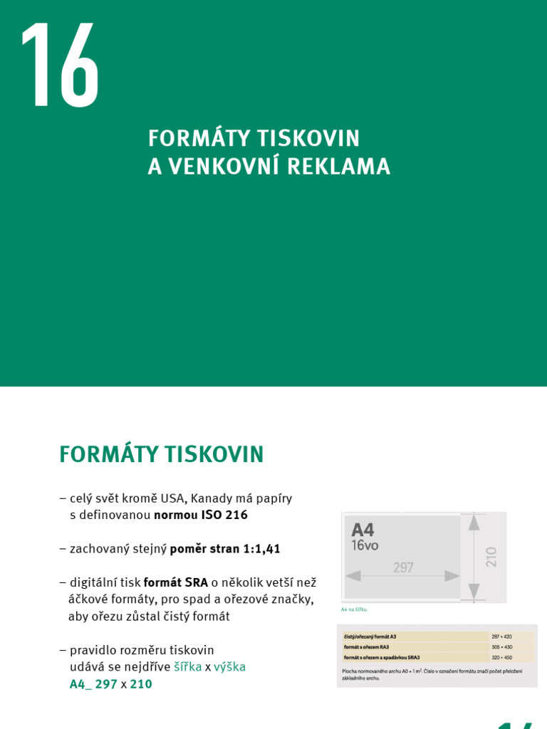 16 - Formáty Papíru | PDF