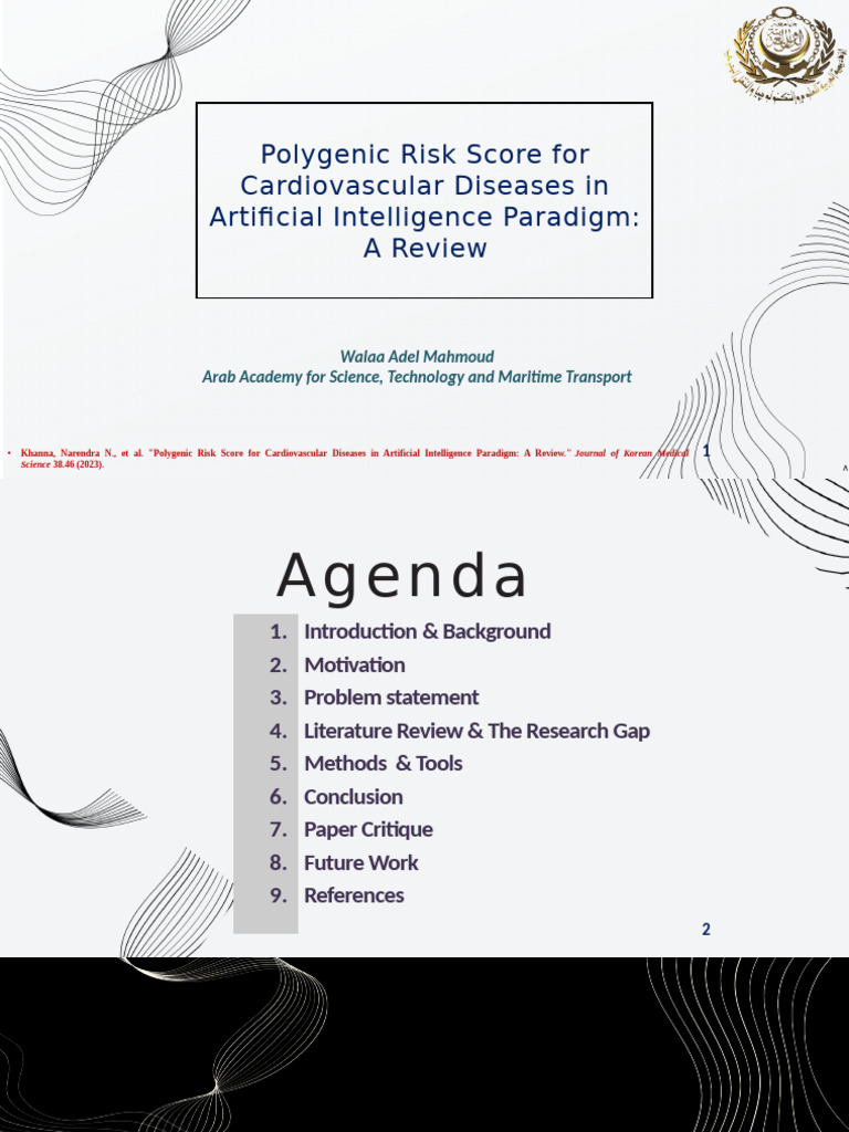 Polygenic Risk Score For Cardiovascular | PDF | Single Nucleotide ...