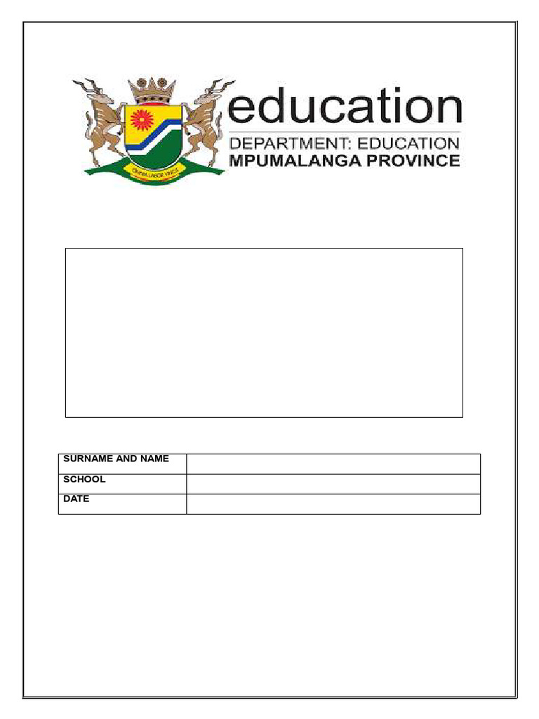 Grade 5 Natural Science Test June 2025 | PDF | Plaster | Cement
