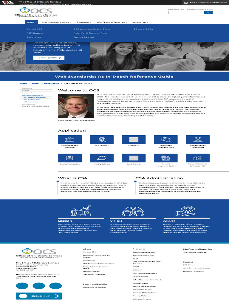 OCS Children's Services Overview | PDF