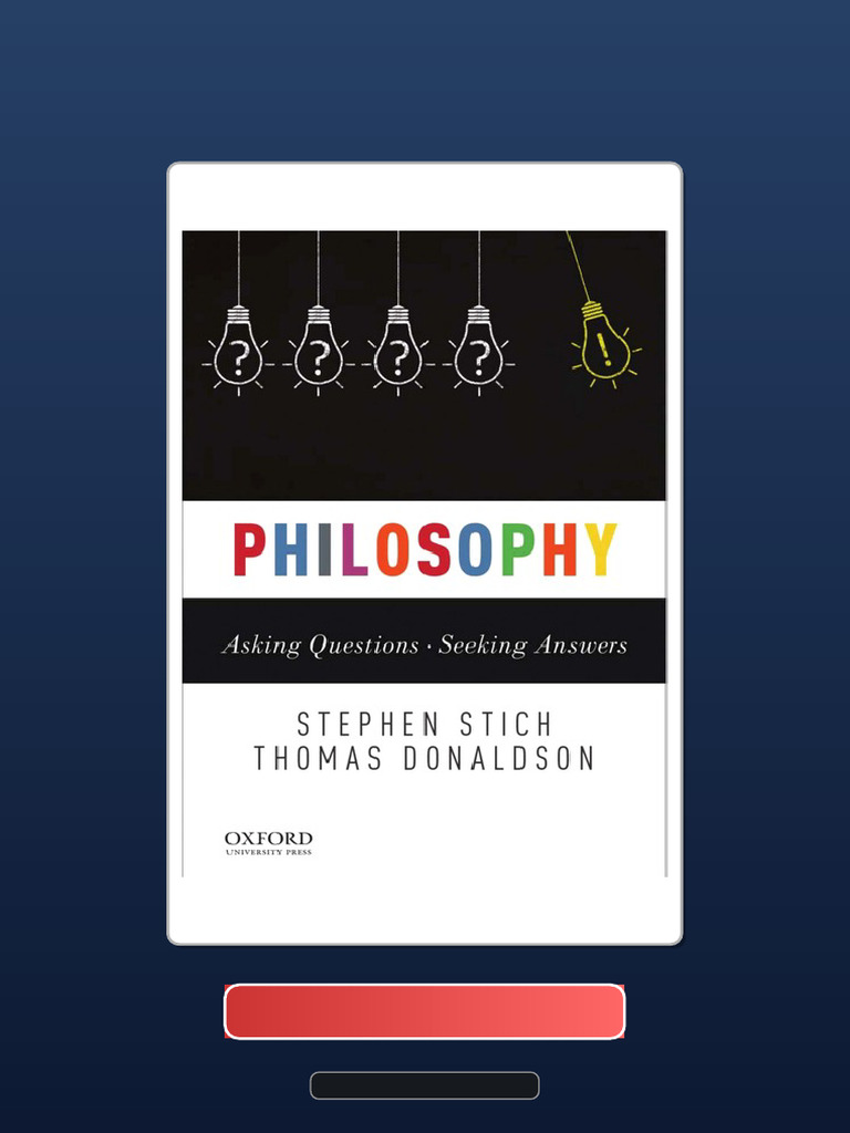 Get Test Bank For Philosophy Asking Questions Seeking Answers 1st ...