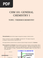 Thermochemistry Formula Sheet Guide | PDF | Heat | Calorimetry