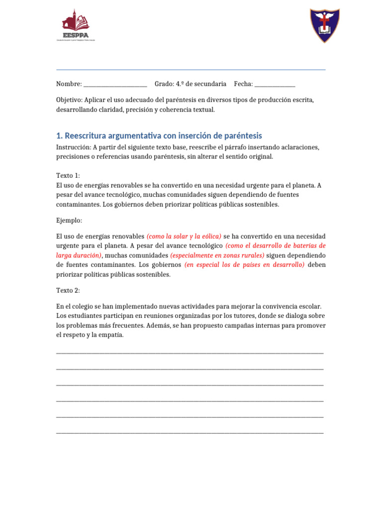 Ejercicios Textualiza Parentesis Avanzado | PDF | Universo