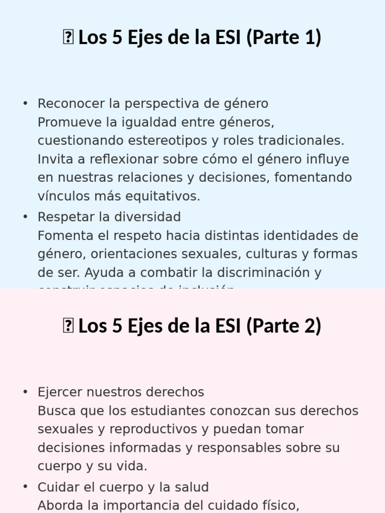 Presentación ESI-1 | PDF | Mujer | Estereotipos