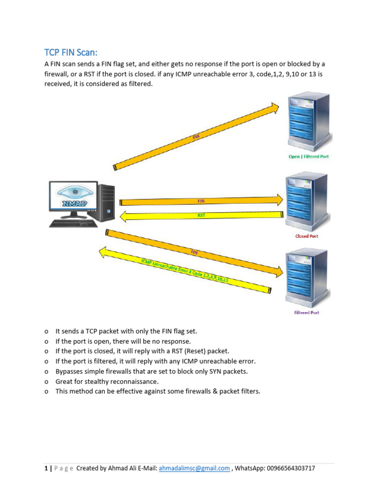 41-TCP FIN Scan | PDF