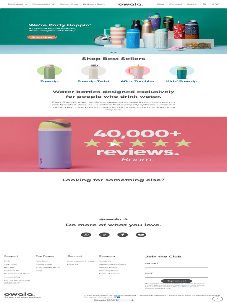 Water Bottles, Tumblers, Coffee Mugs & More Owala® | PDF