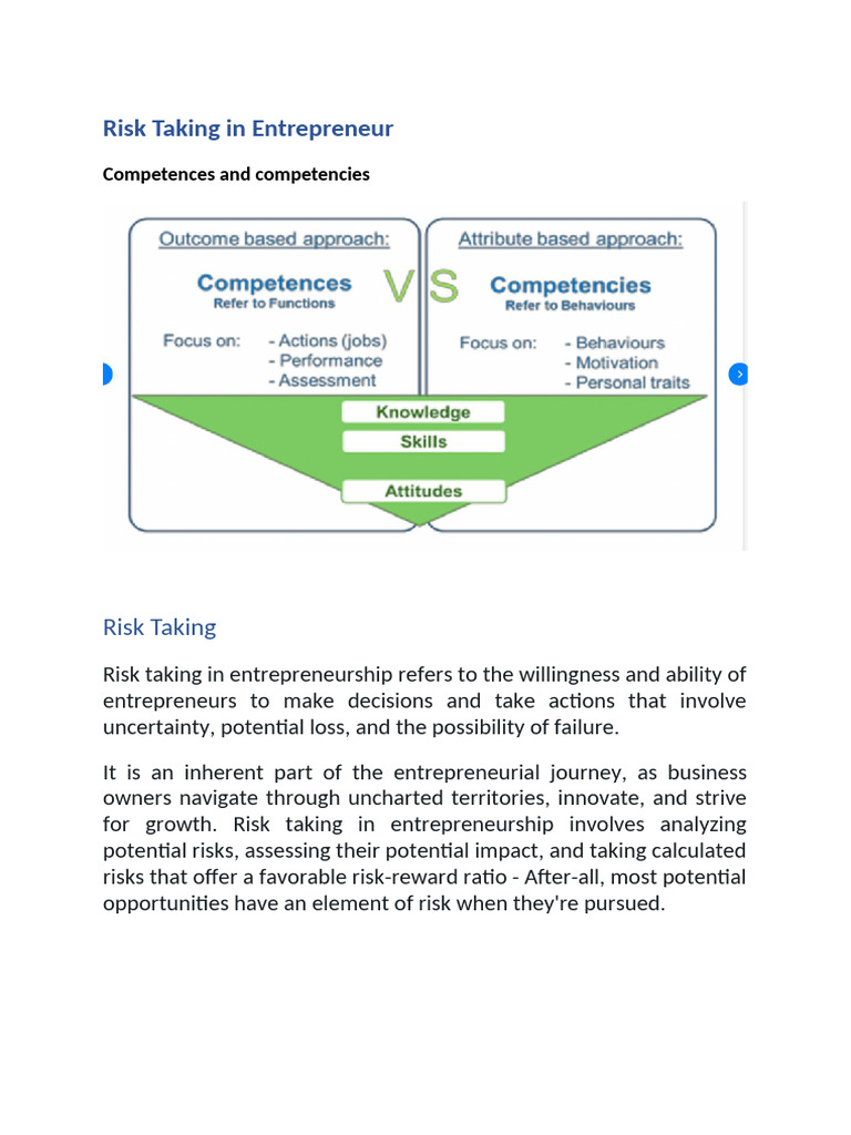 Risk Taking, Creativity Decision Making | PDF | Entrepreneurship | Risk