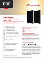 Canadian Solar 590W-620W Datasheet | PDF | Solar Panel | Photovoltaics