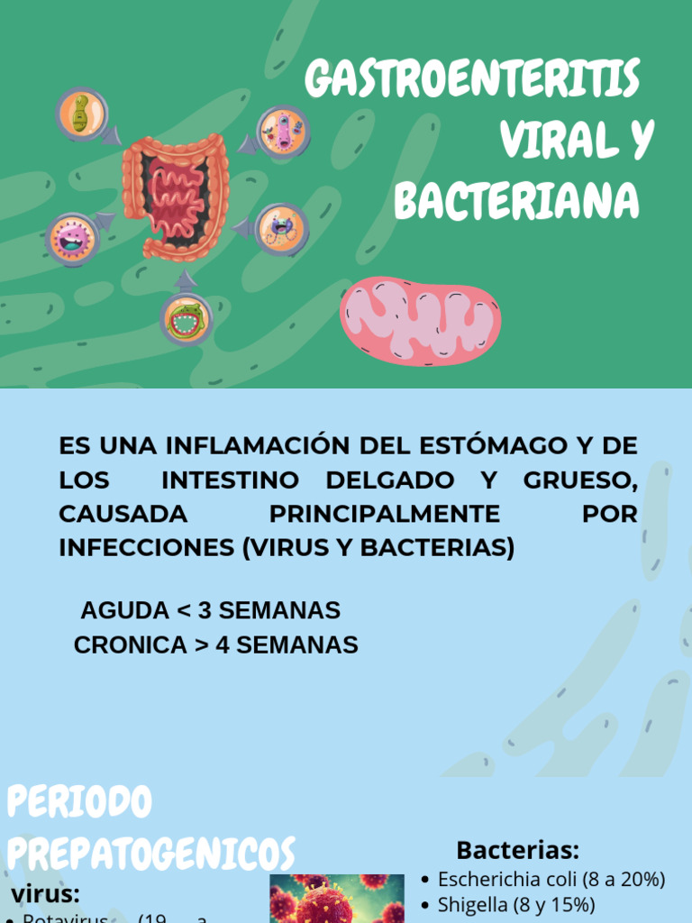Gastroenteritis Viral y Bacteriana | PDF | Medicina CLINICA | Ciencias ...