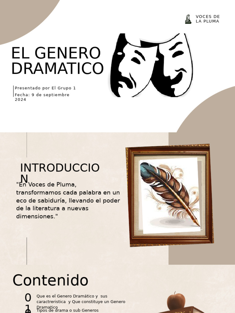 Genero Dramatico | PDF | Teatro