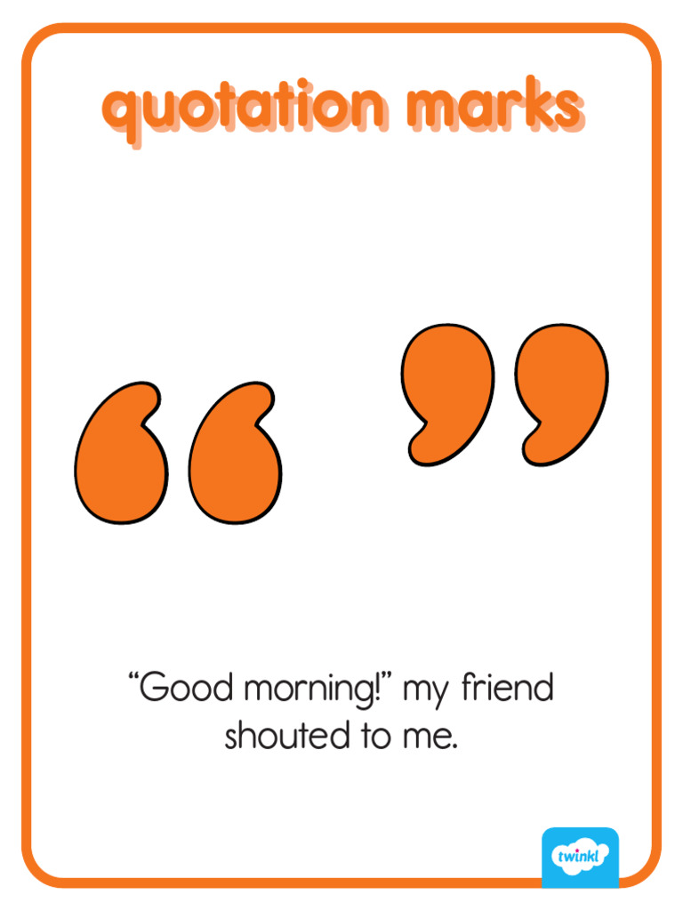 Punctuation Posters | PDF