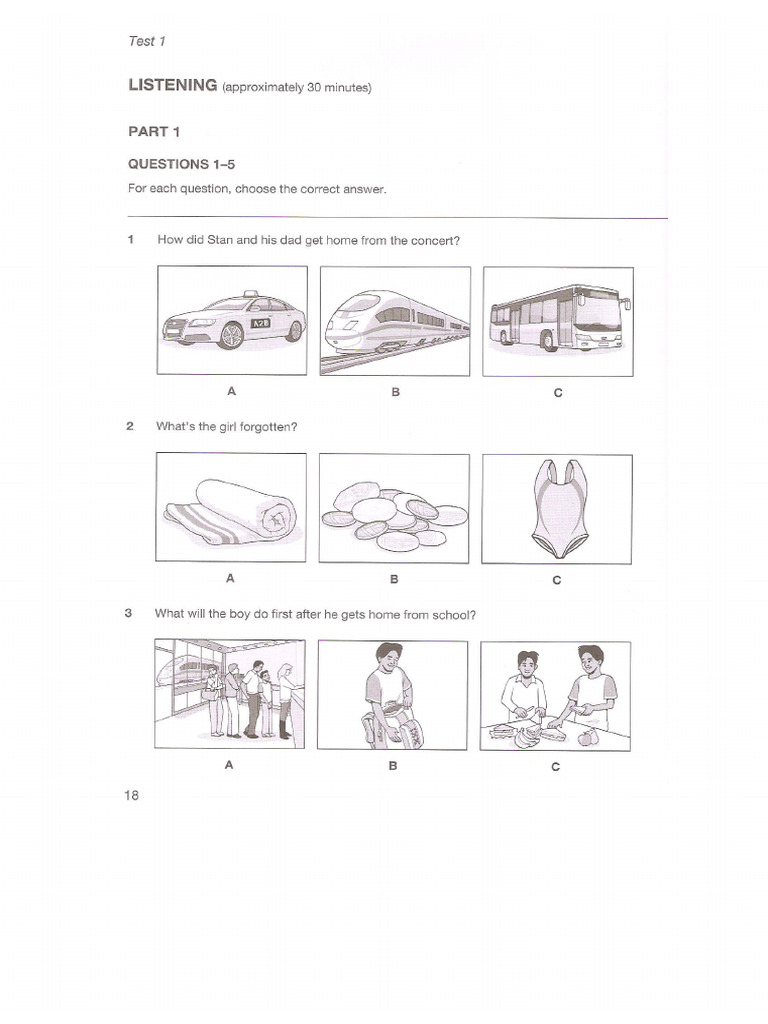 499 - 2 - Cambridge A2. Key For Schools 1 Without Answers - 2019, 74p - Removed | PDF
