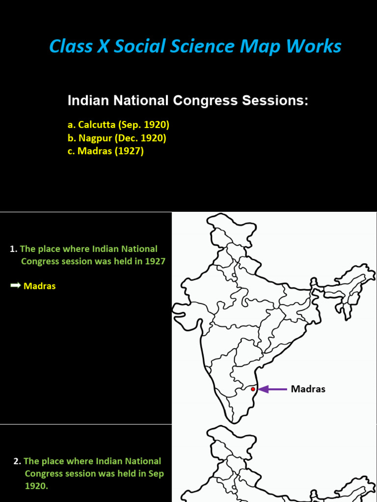 Indian National Congress Sessions & Movements | PDF
