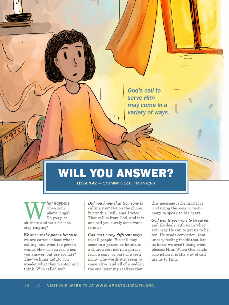 Sunday School Answer PDFs A 042 | PDF | Samuel
