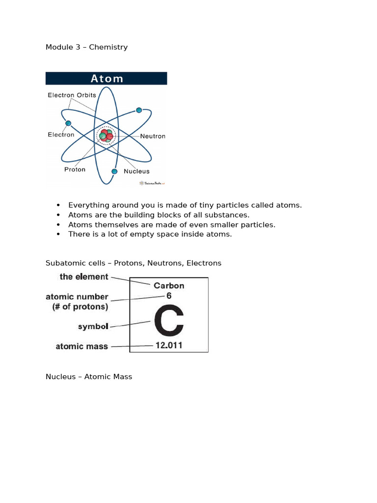 Module 3 - Chemistry | PDF