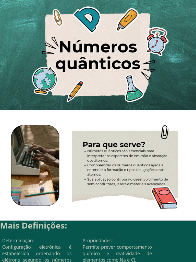 Entenda os Números Quânticos e Suas Funções | PDF