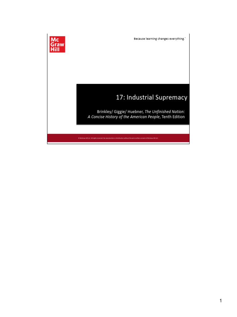 Industrial Supremacy Notes | PDF | John D. Rockefeller | Petroleum