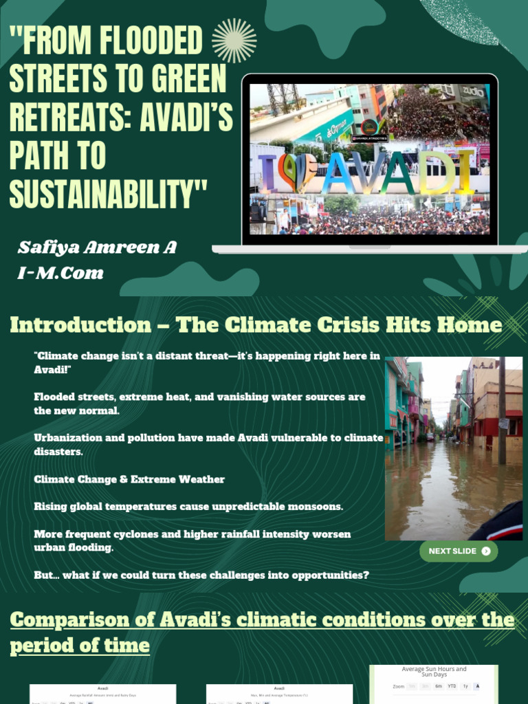 NCAS - Avadi's Path To Sustainability - Magizh25 | PDF | Flood ...