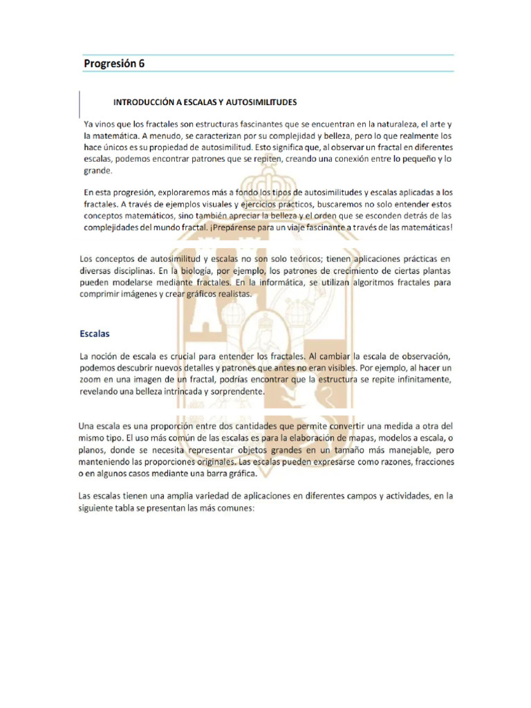 Progresión 6 | PDF