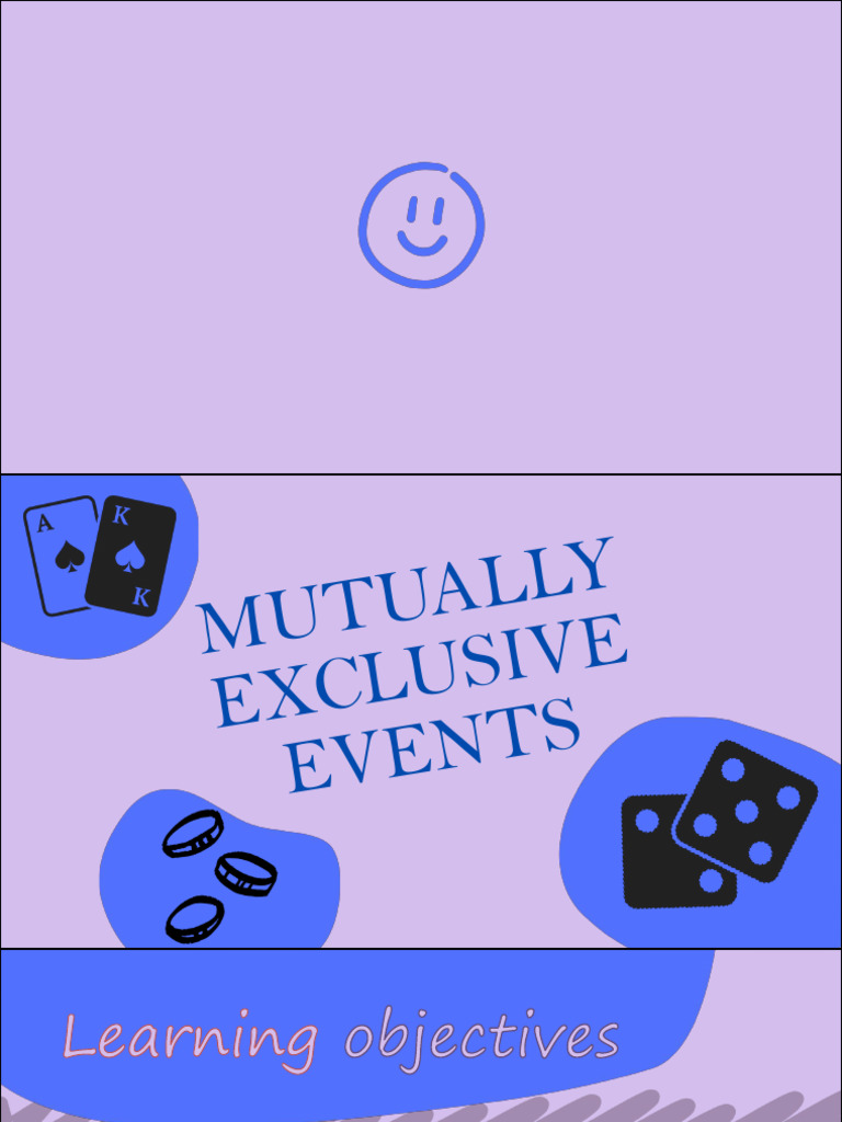 Mutually and Not Mutually Exclusive Events | PDF | Probability ...