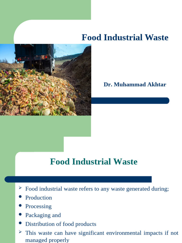 Types and Management of Food Waste | PDF | Waste | Foods
