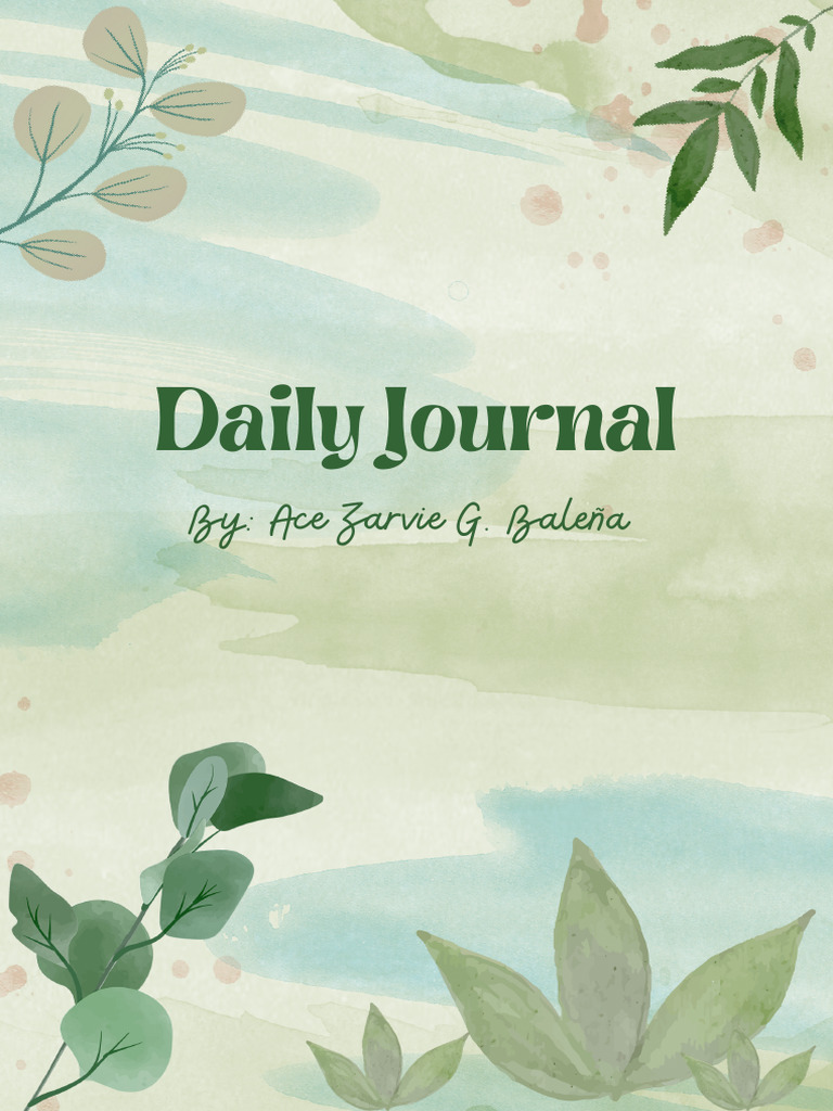 Purple Dark Blue Cute Illustration My Diary Journal Cover A4 Document ...