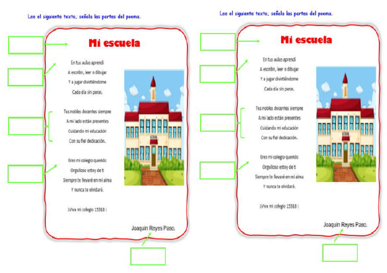 Ficha de Partes de Un Poema | PDF