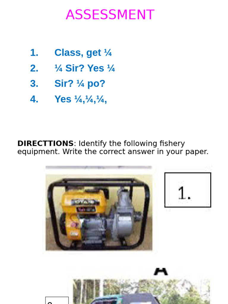 ASSESSMENT Instructions | PDF