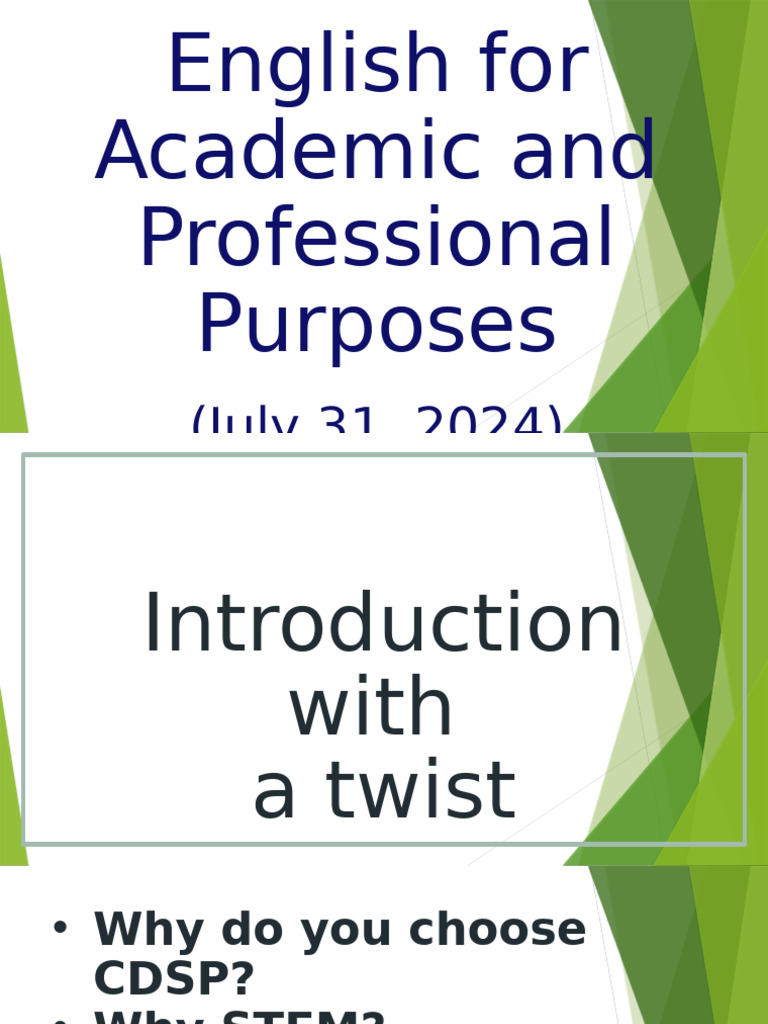 Eapp Week 1 Lesson Grade11final | PDF | Word | Subject (Grammar)