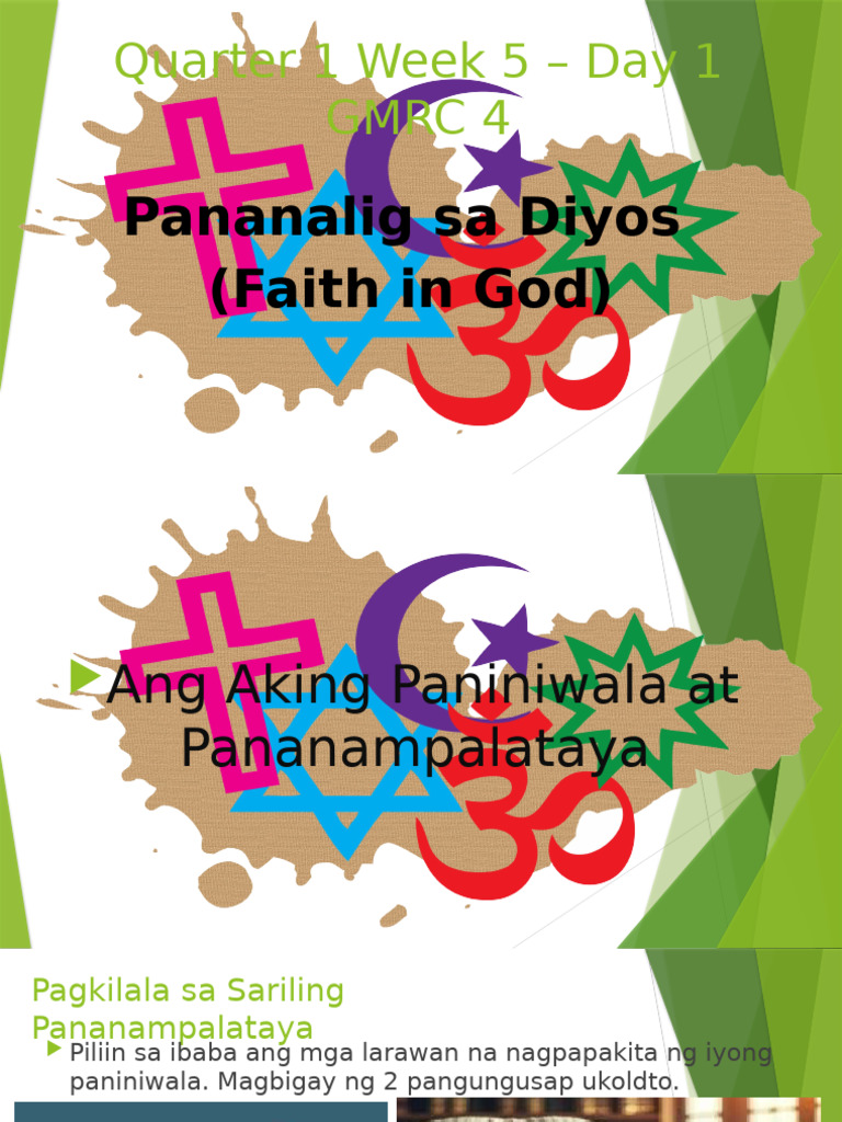 Quarter 1 Week 5 - Day 1 | PDF