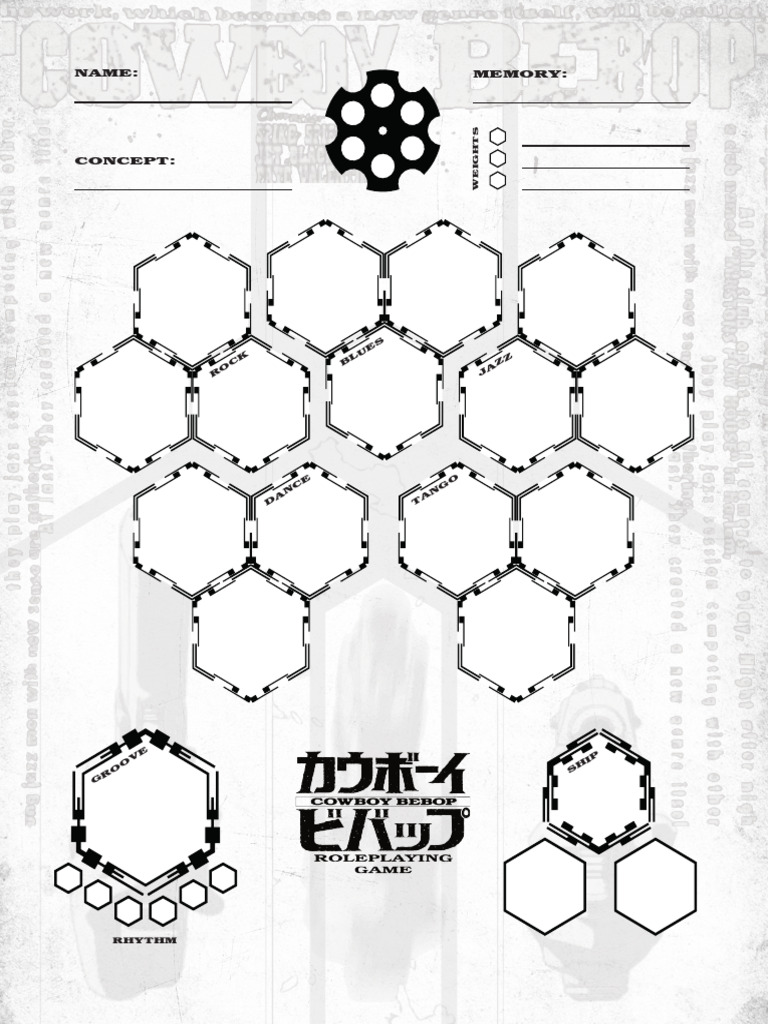 Game Sheet Session Character | PDF
